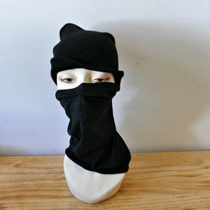 Accessories | Magic Face Mask Head Wear Head Scarf Black Nwt | Poshmark